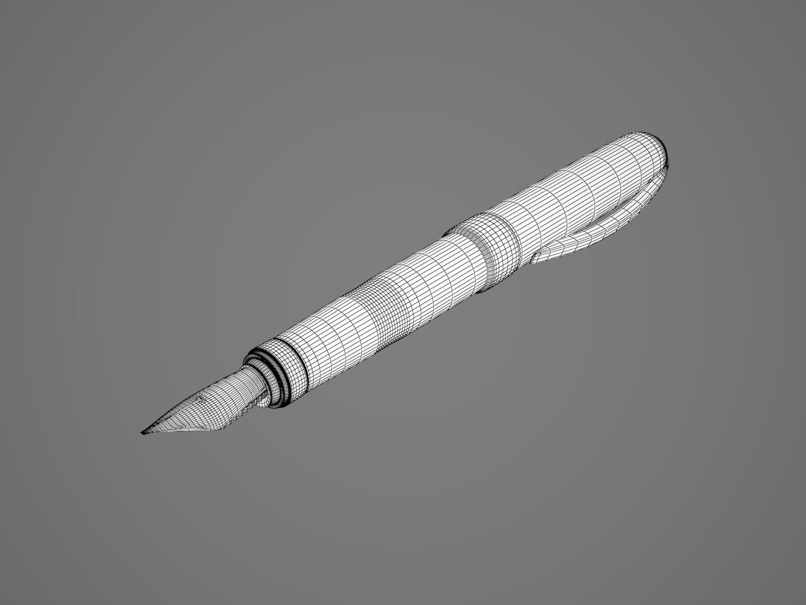 Fountain Pen 3D model | CGTrader