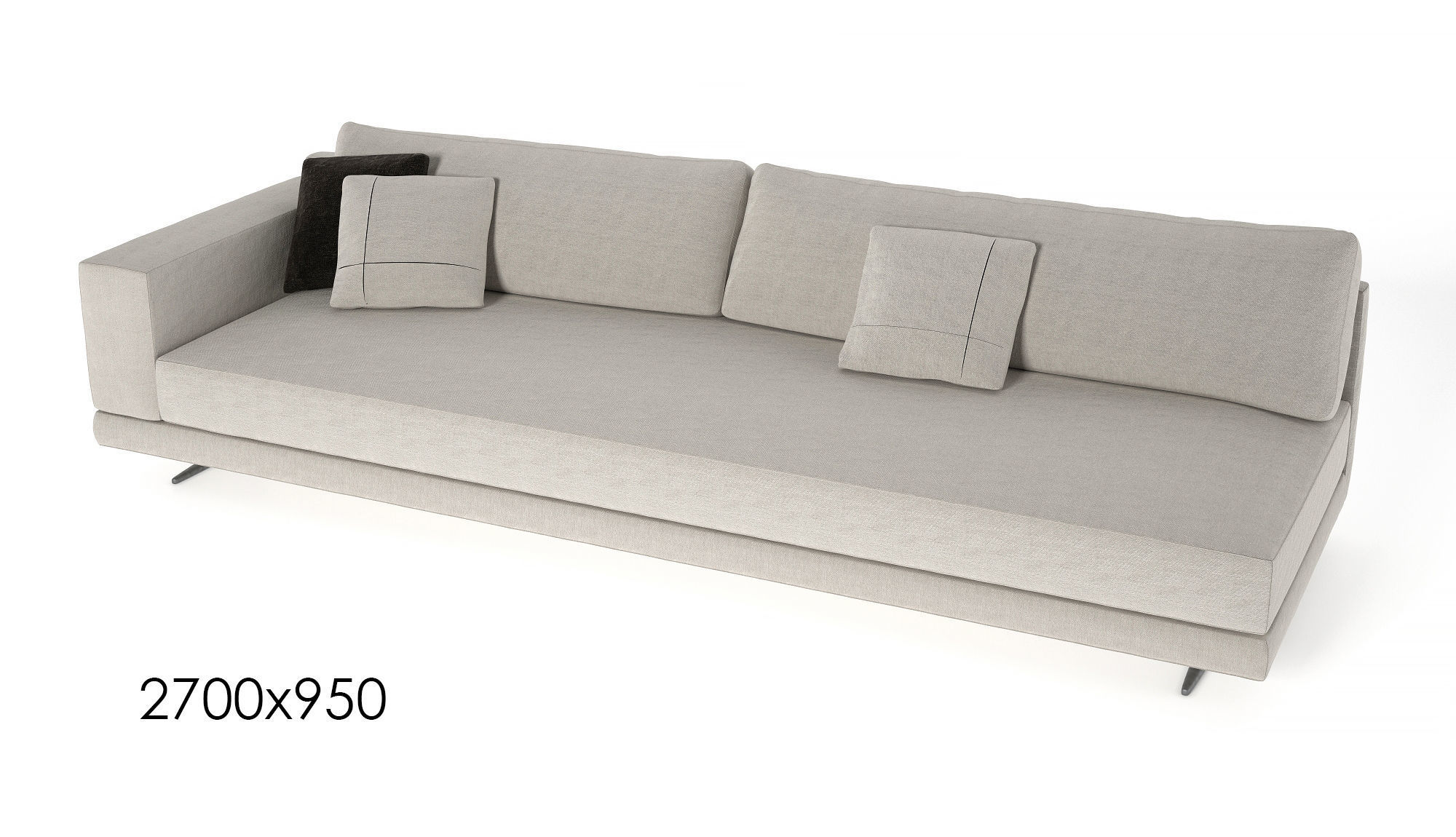 Poliform Mondrian Set 3d Model Cgtrader