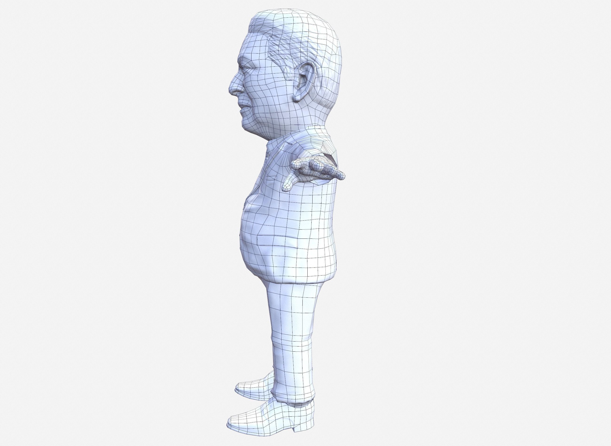 3D model Mal Snore caricature VR / AR / low-poly rigged animated | CGTrader