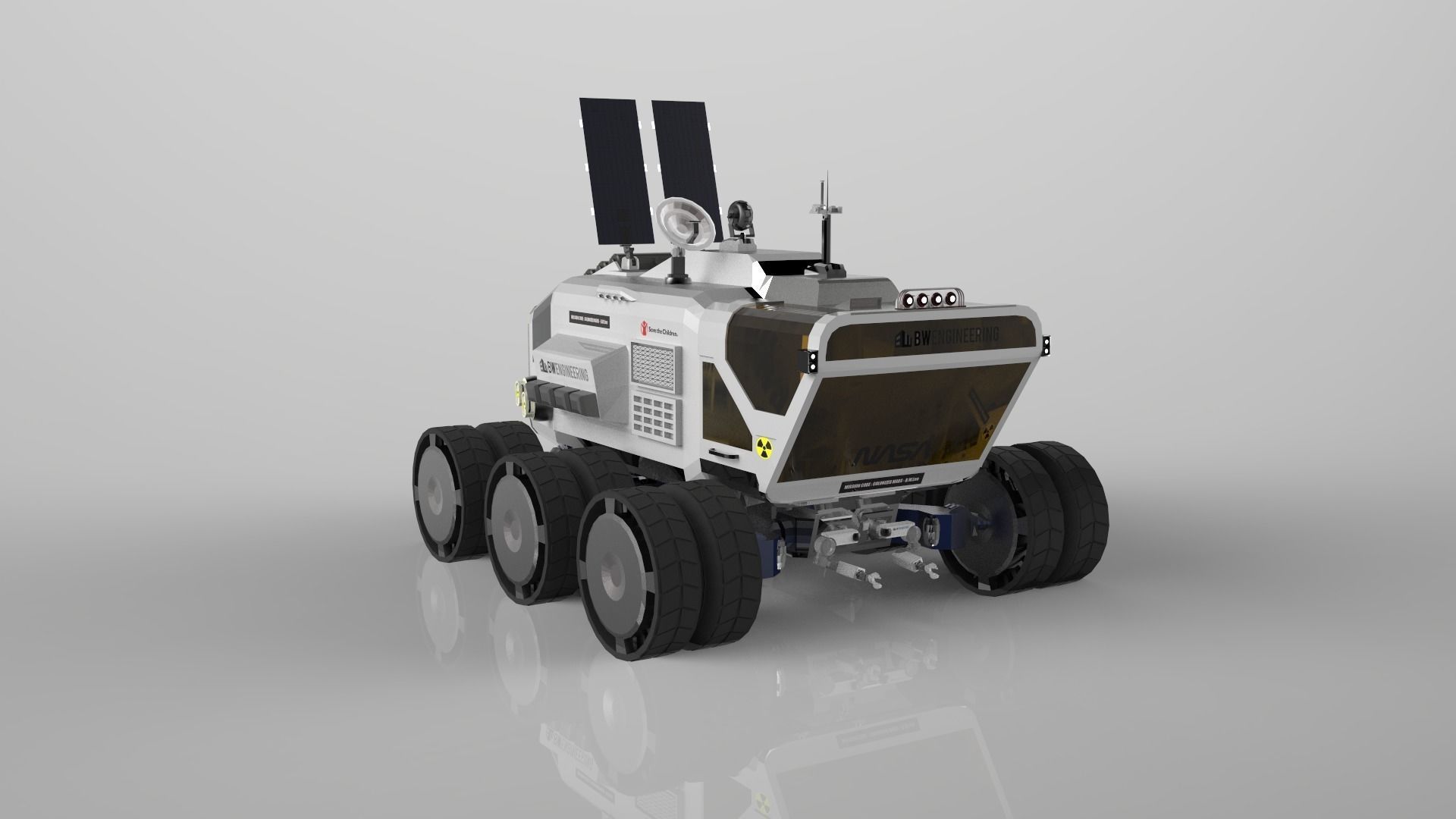3D model Mars Surface Rover VR / AR / low-poly | CGTrader