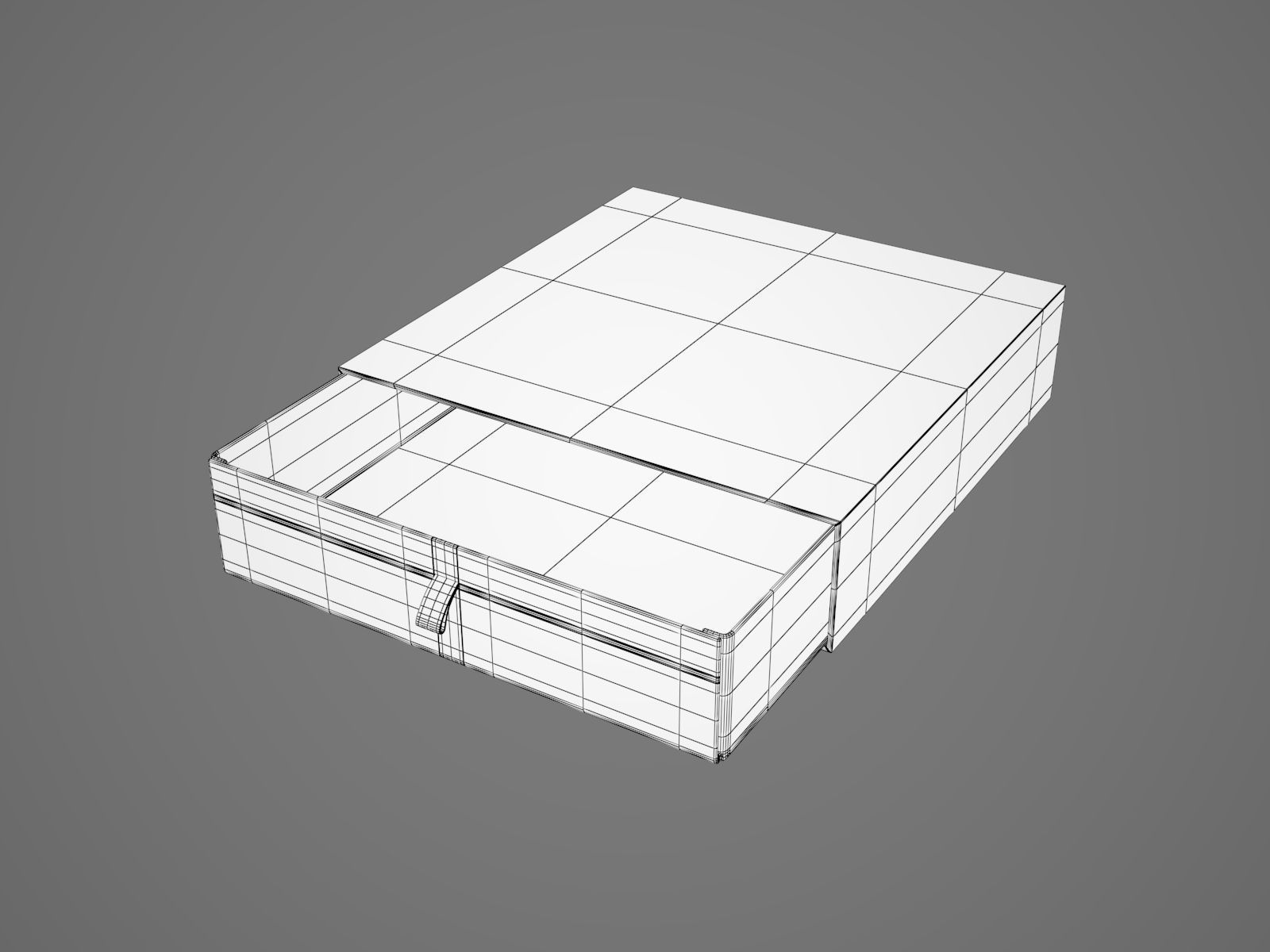 Box Drawer 3D model | CGTrader
