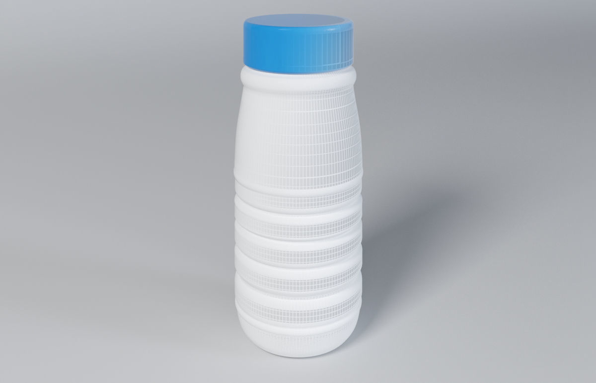 Candia - Bottle of Milk 3D model | CGTrader