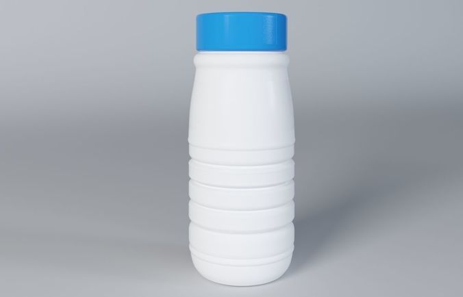 Candia - Bottle of Milk 3D model | CGTrader