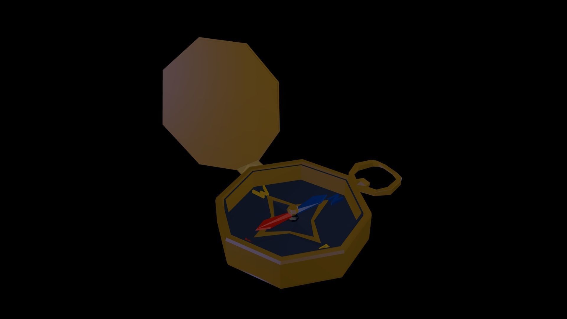 3D model Low poly compass VR / AR / low-poly | CGTrader