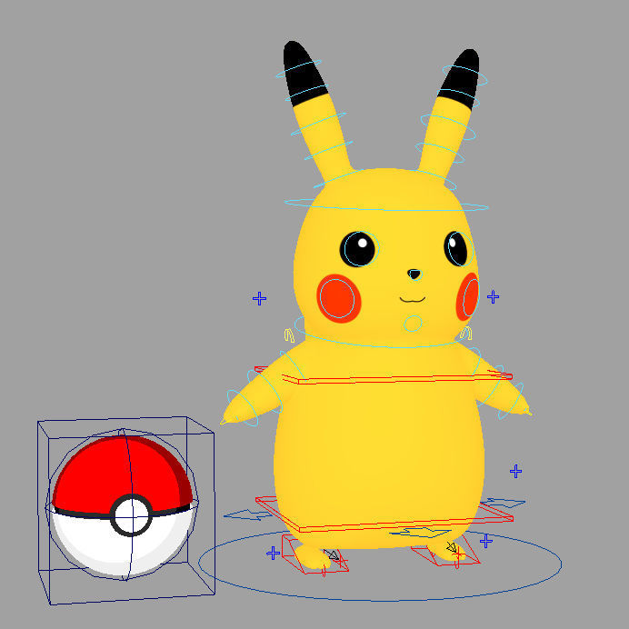 3D model Pokemon Pikachu VR / AR / low-poly rigged | CGTrader