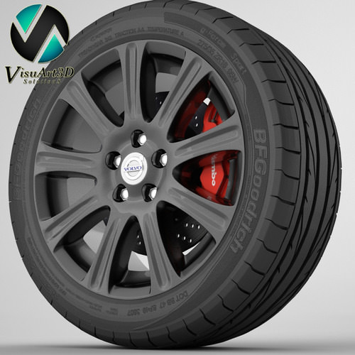 wheel Volvo S60 9 3D model | CGTrader