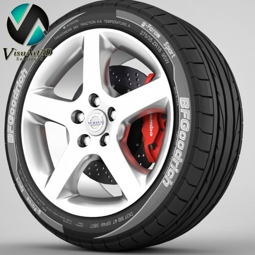 wheel Volvo S60 8 3D model | CGTrader