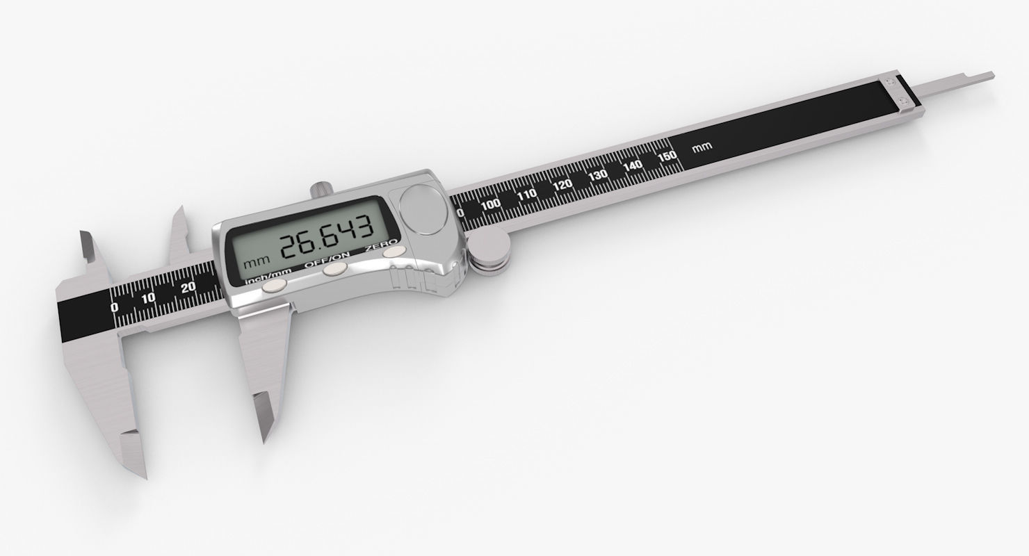 Digital ruler - rigged 3D model rigged | CGTrader
