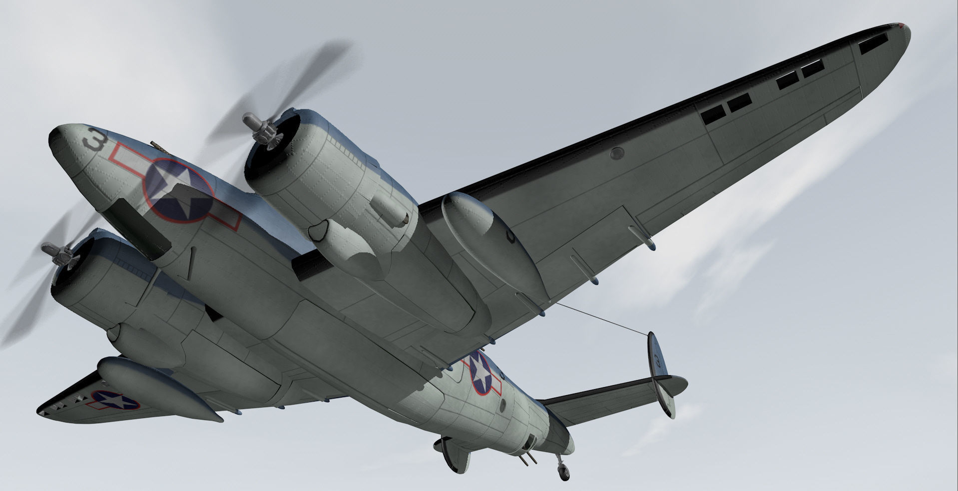 Lockheed PV-1 Ventura 3D model | CGTrader