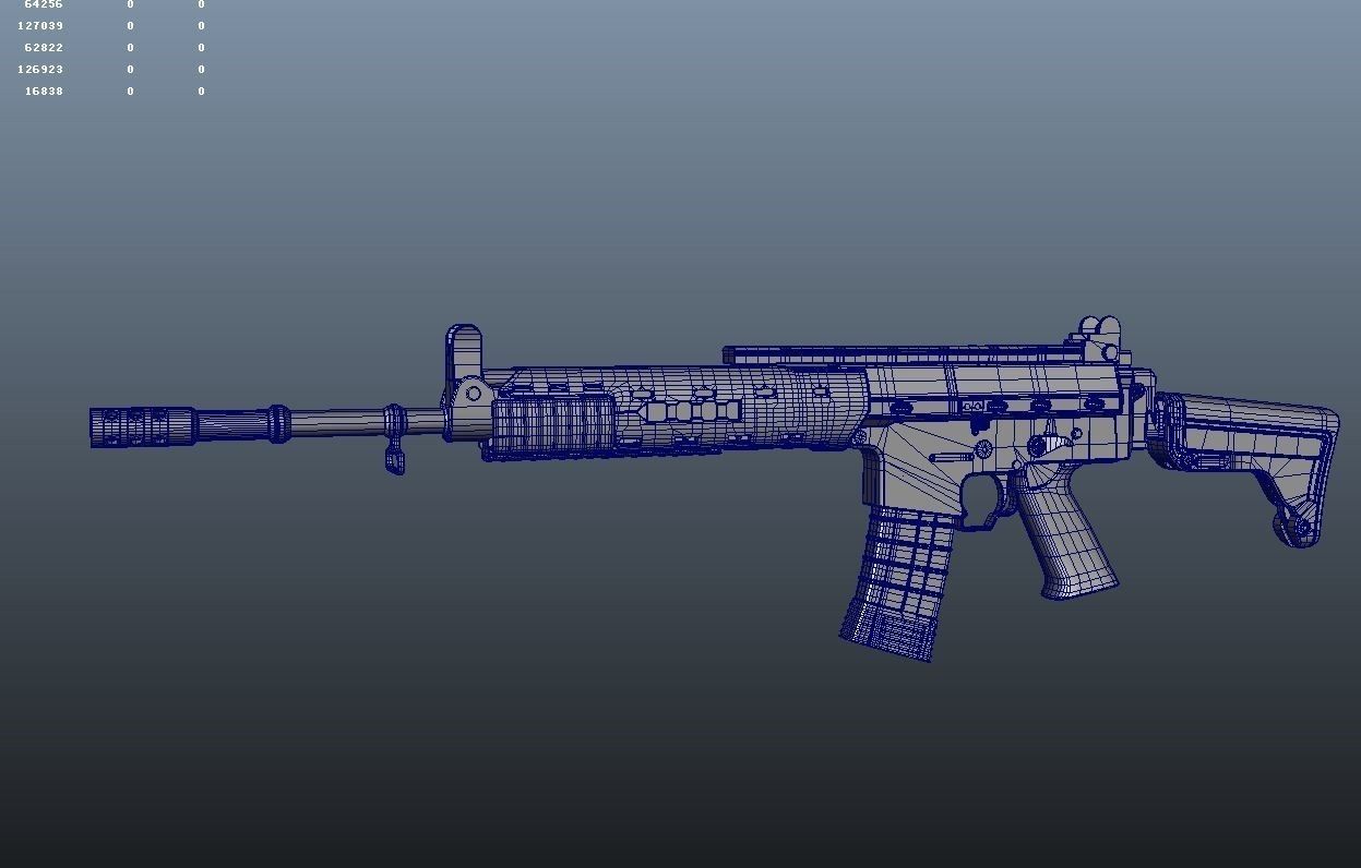 AK5 model ak - rifle 3D model | CGTrader