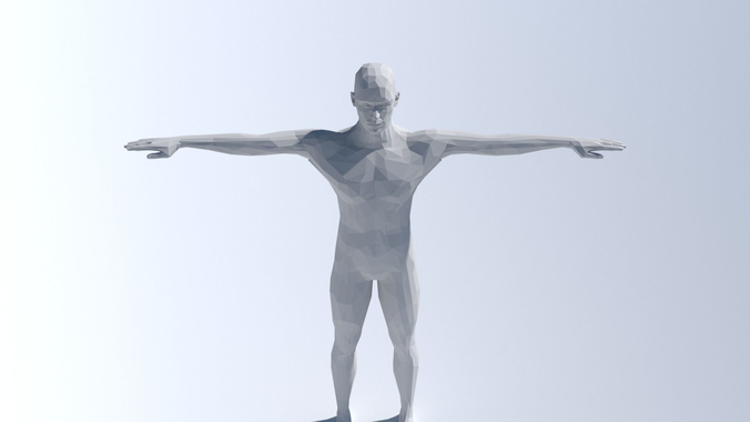 3D model Lowpoly man - Rigged VR / AR / low-poly rigged | CGTrader