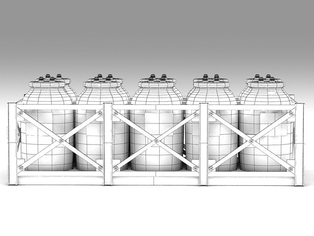 Acid Tanks - Ceramic 3D model | CGTrader