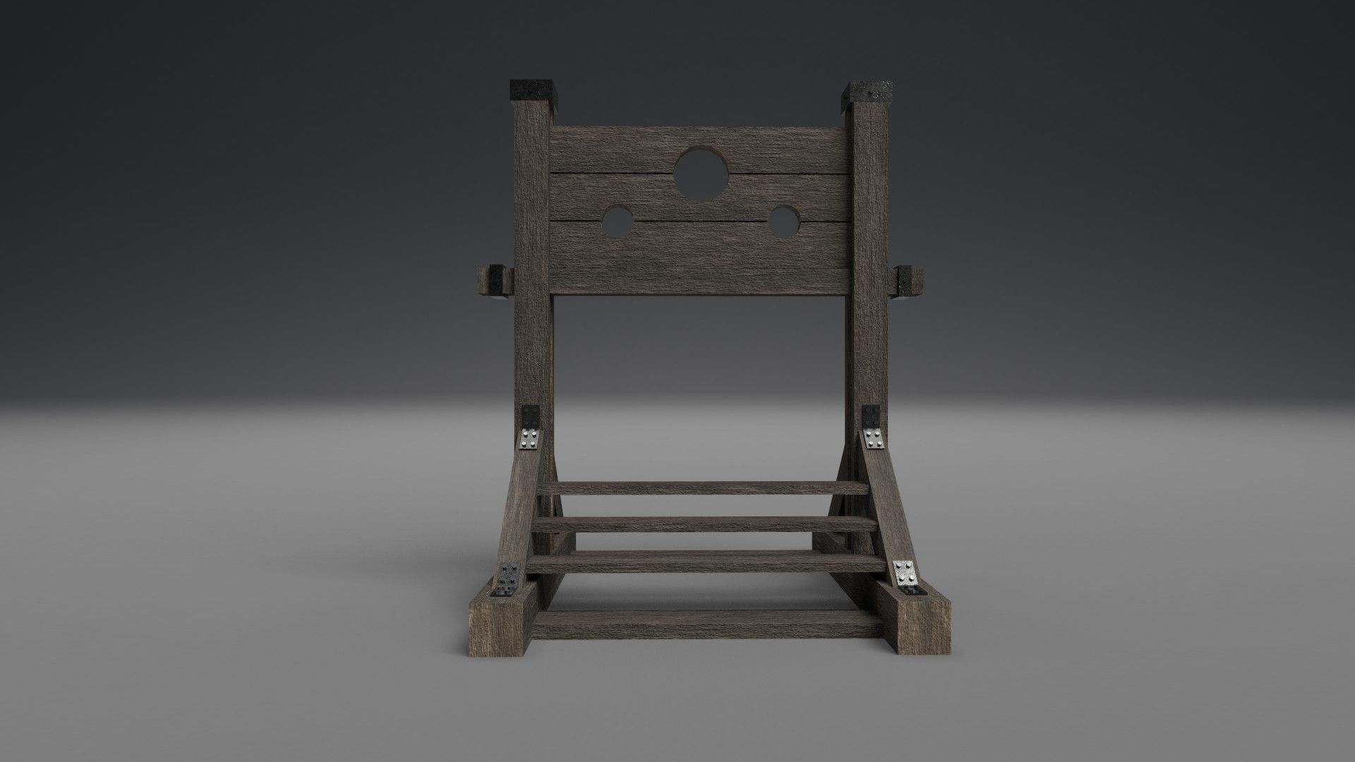 3D model Pillory PBR VR / AR / low-poly | CGTrader