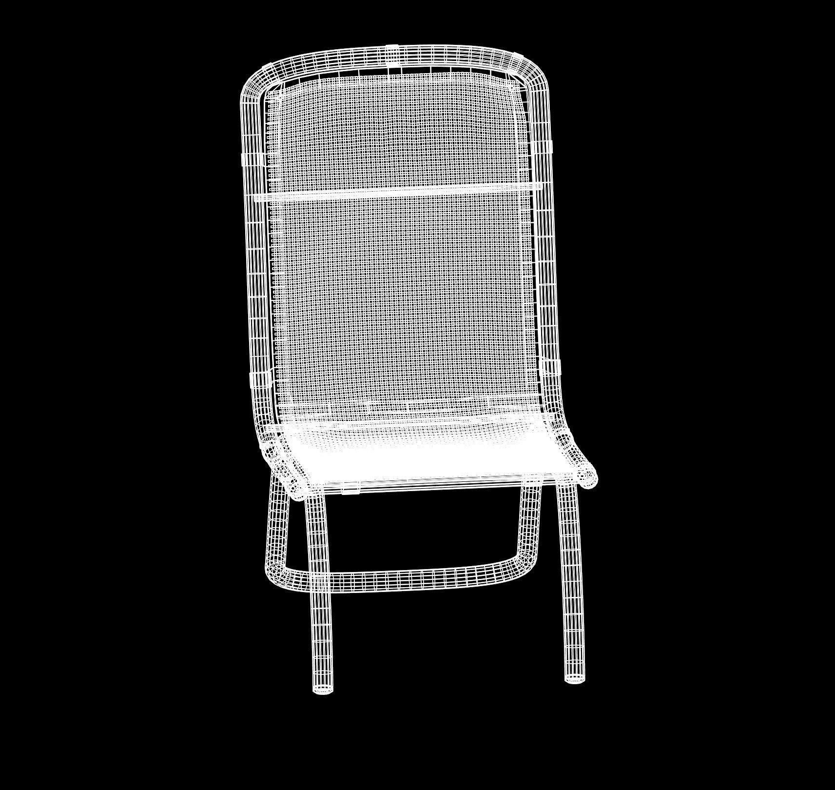 Mesh Patio Chair free 3D model | CGTrader