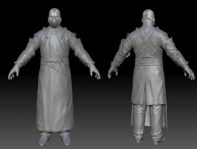 Butcher ZBrush raw file 3D model | CGTrader