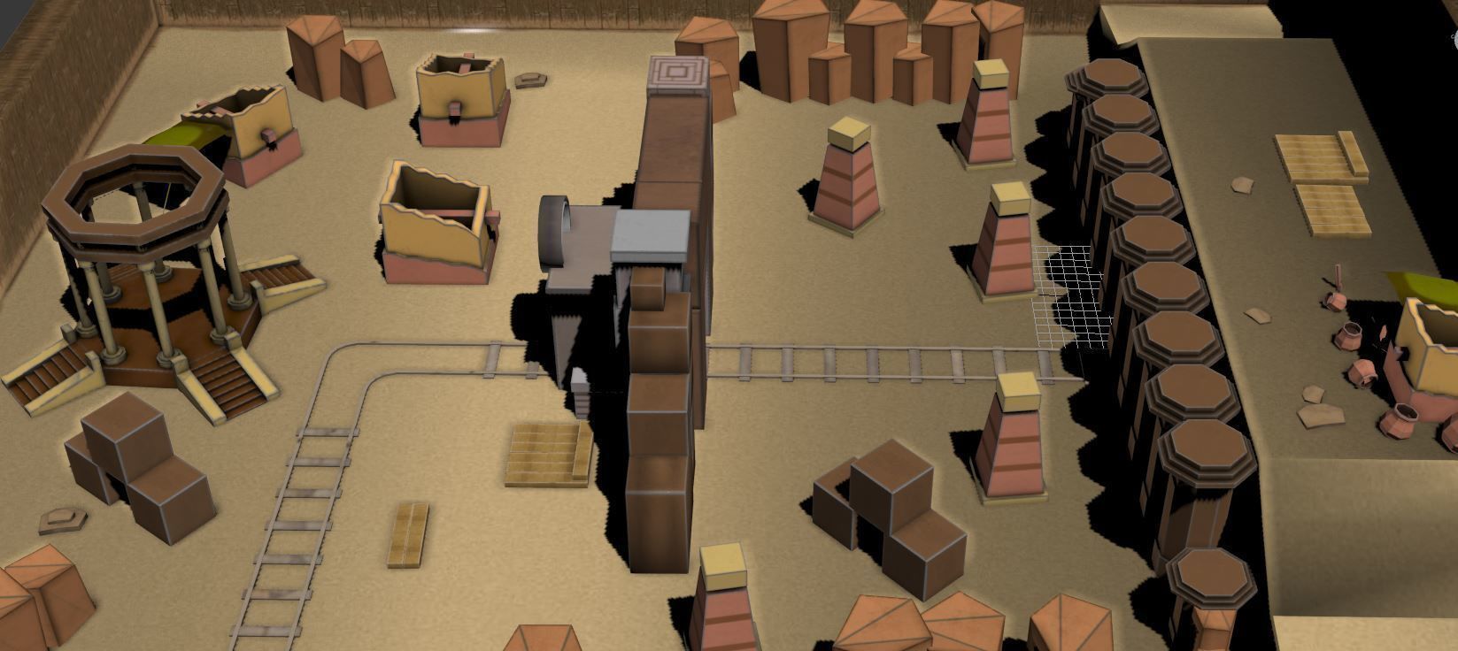 3D model Low Poly Desert Environment VR / AR / low-poly | CGTrader