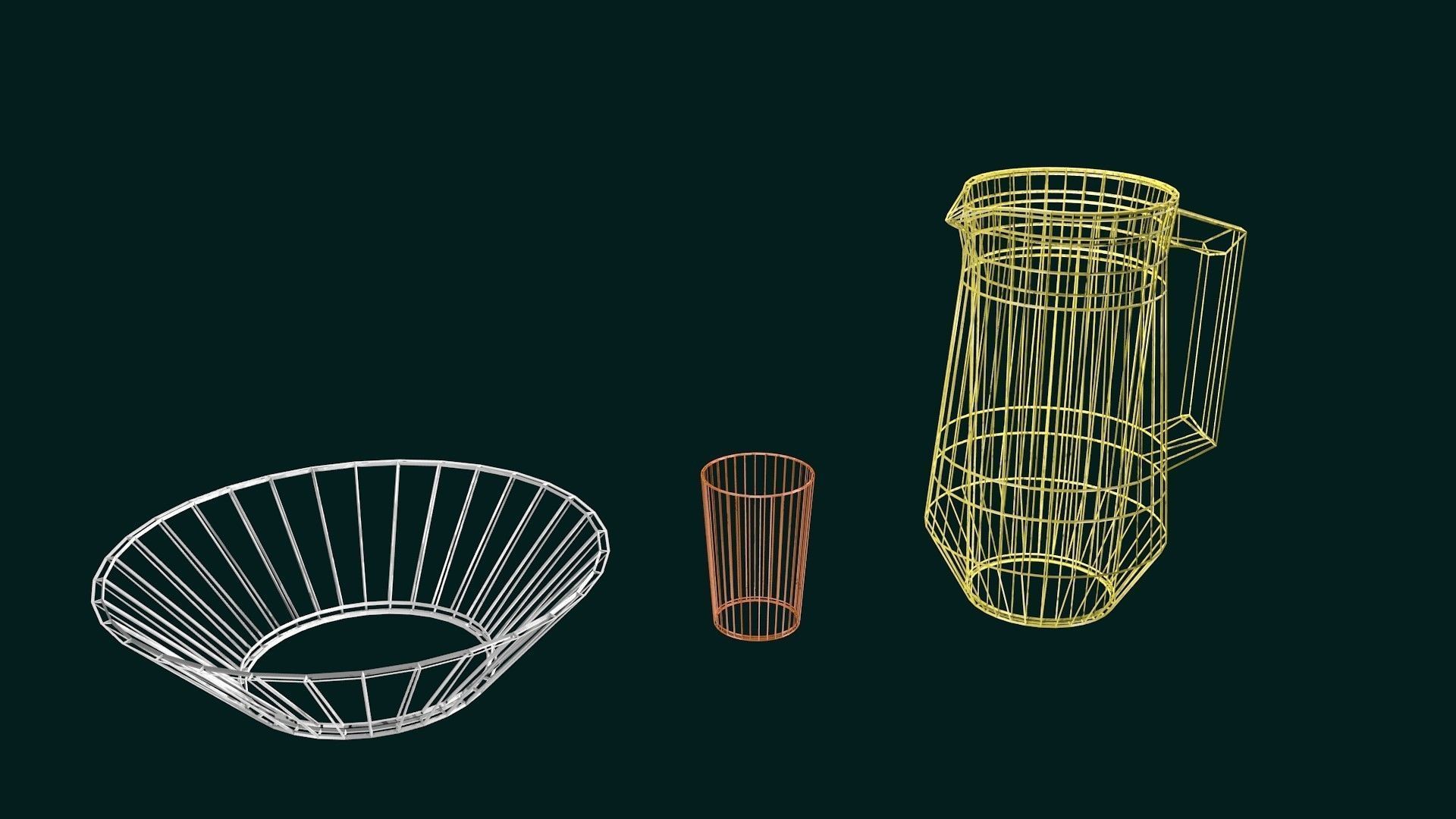 3D model Low poly dishes VR / AR / low-poly | CGTrader