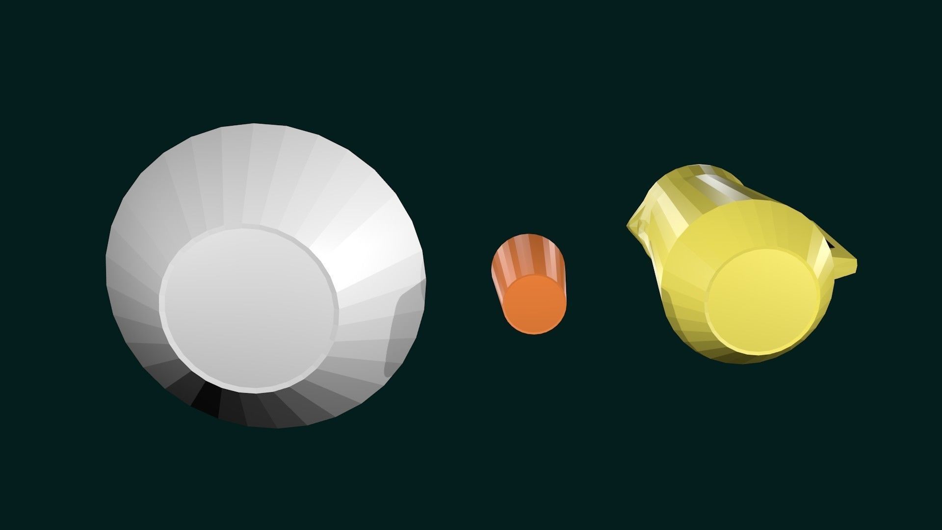 3D model Low poly dishes VR / AR / low-poly | CGTrader