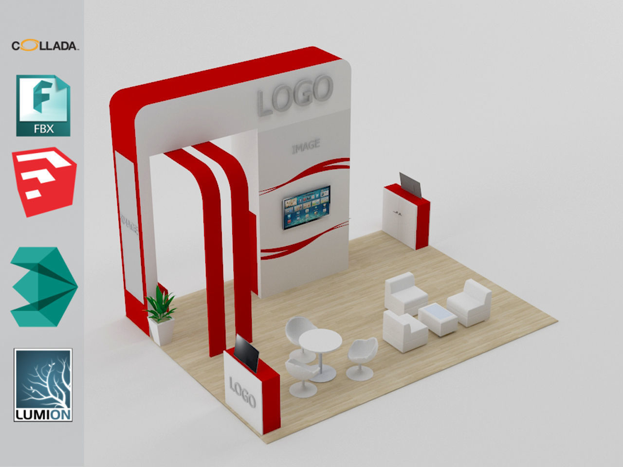 3D model Stand 1 | CGTrader