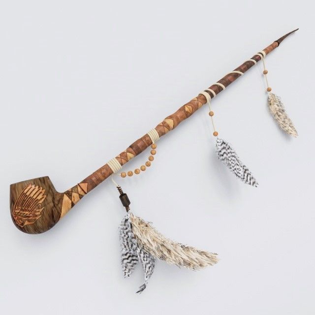 Peace-pipe pipe 3D model | CGTrader