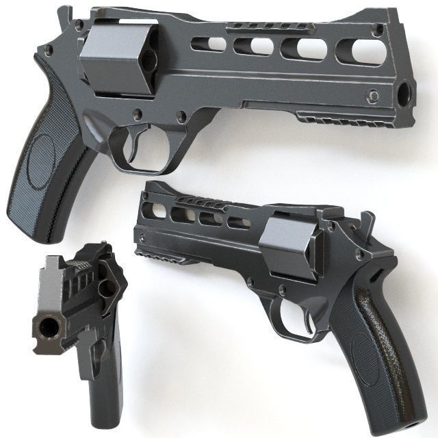 Revolver future 3D model | CGTrader