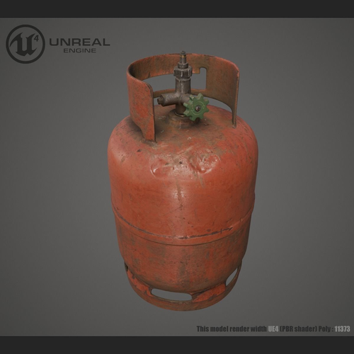 3D model Propane Tank VR / AR / low-poly | CGTrader