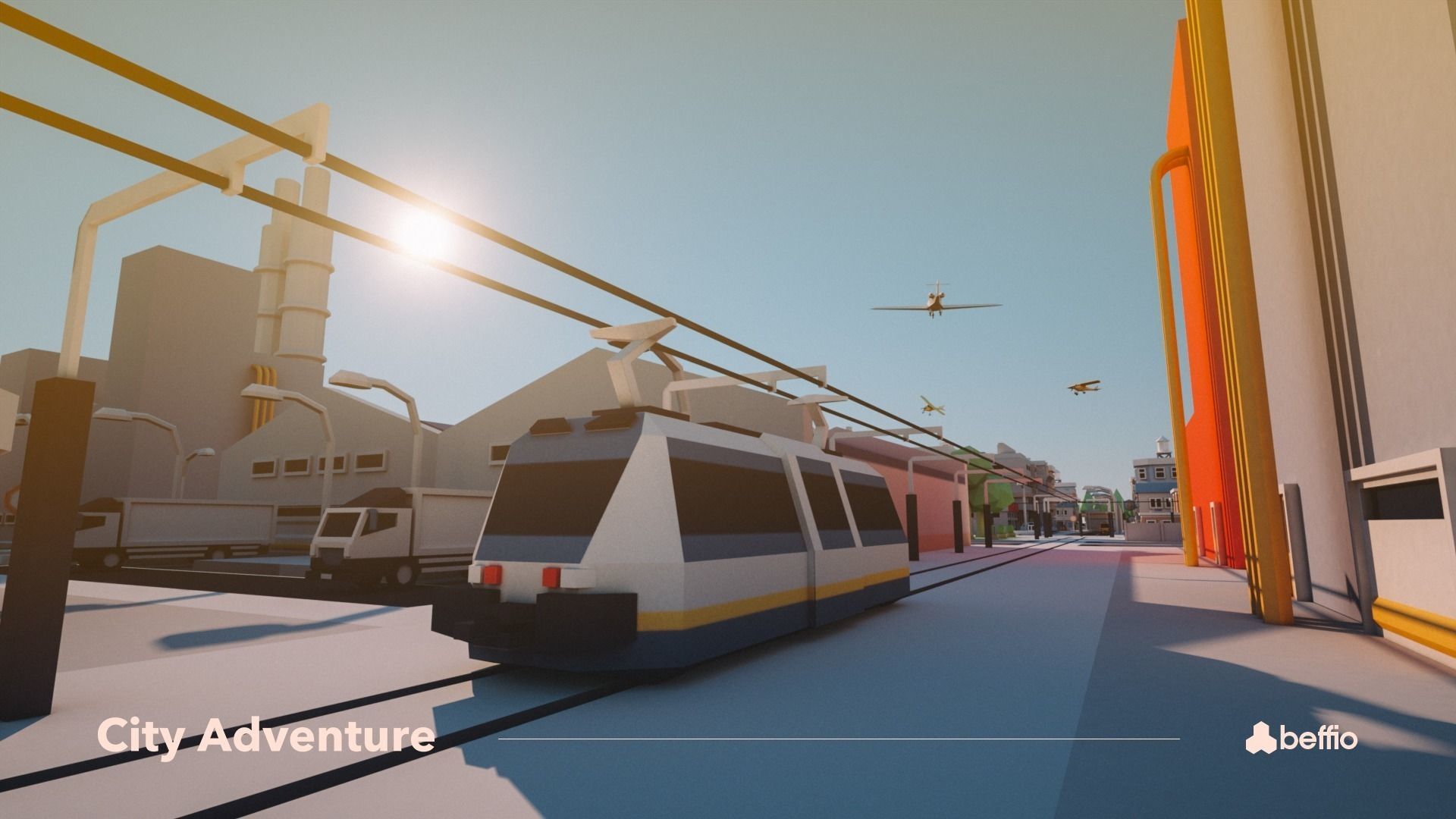 3D model City Adventure VR / AR / low-poly | CGTrader