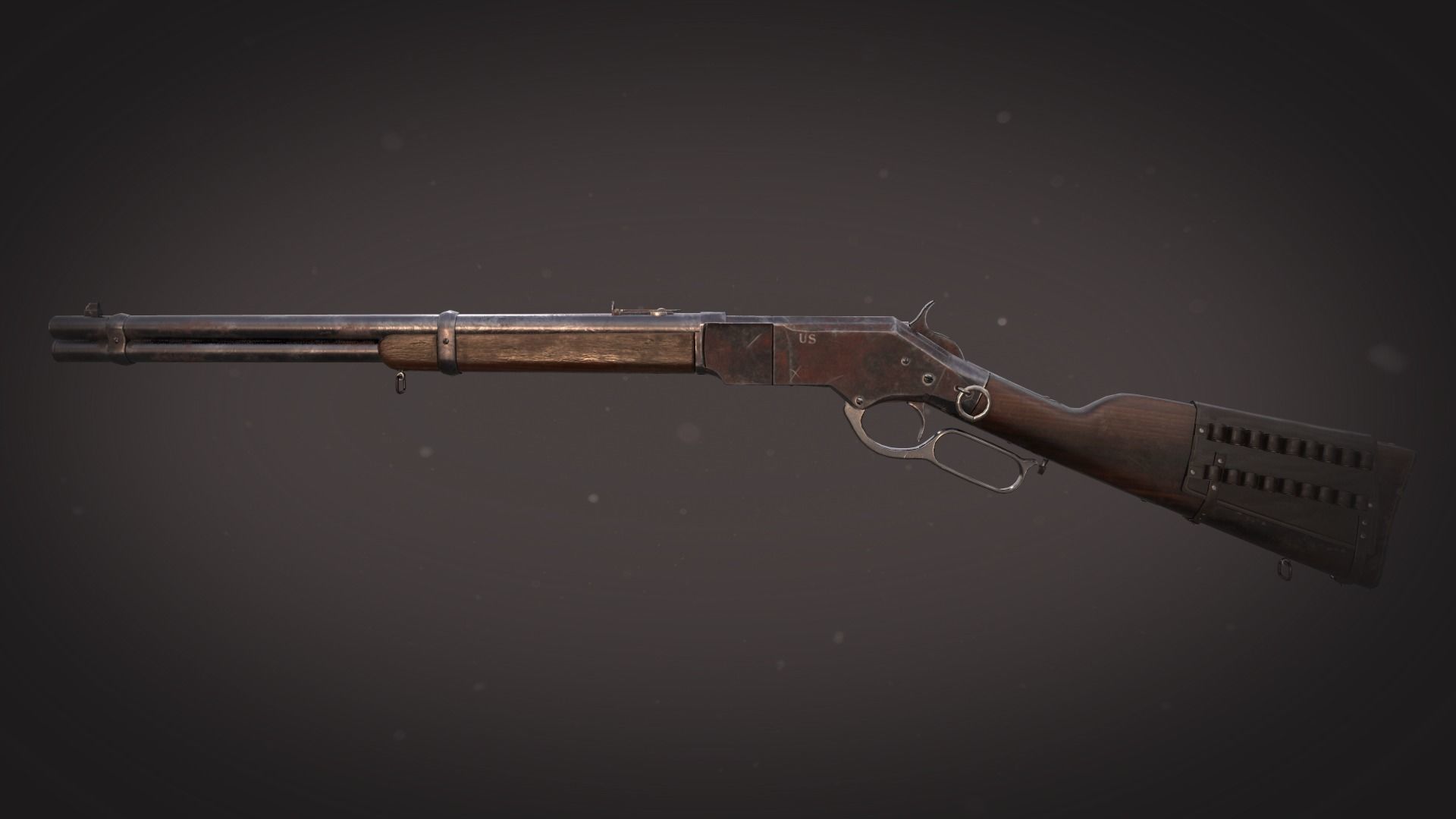 3D asset Western rifle | CGTrader