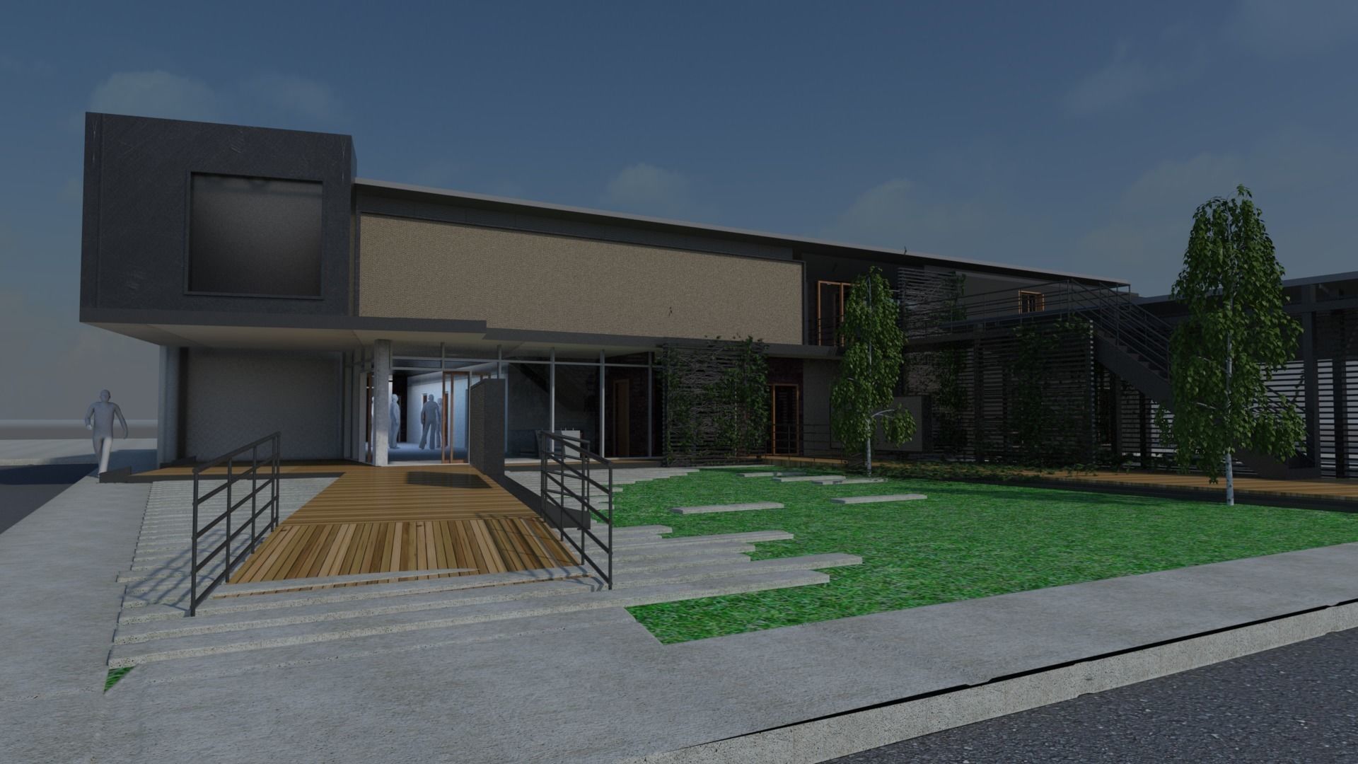 3D model Veterinary Clinic Building VR / AR / low-poly | CGTrader