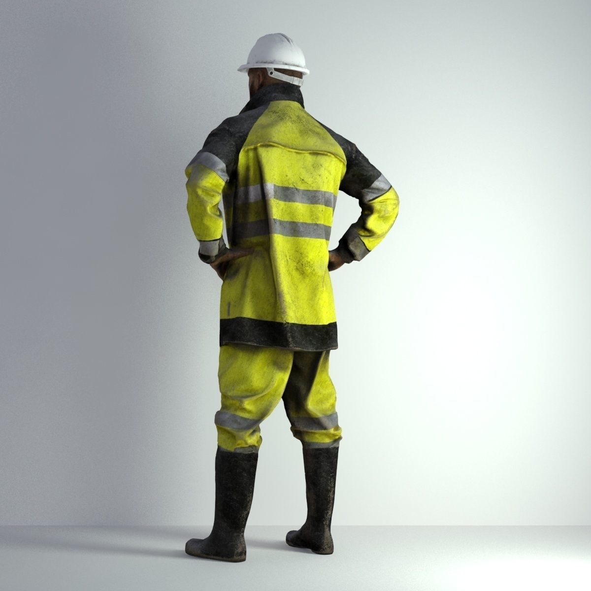 3D Scan Man Worker Safety 017 3D model | CGTrader
