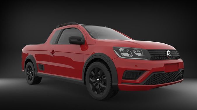 Volkswagen Saveiro 2017 - Trendline 3D model | CGTrader