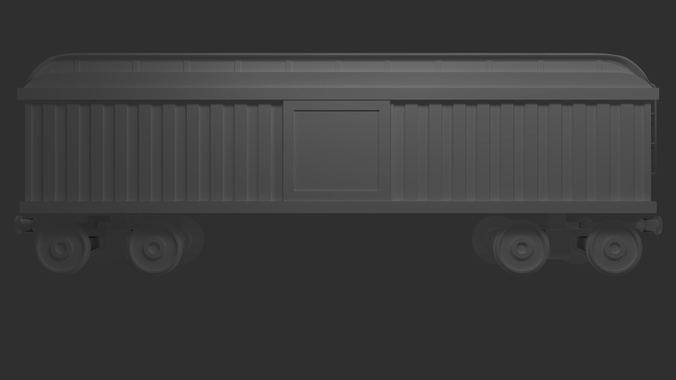 Cargo Train 3D model | CGTrader