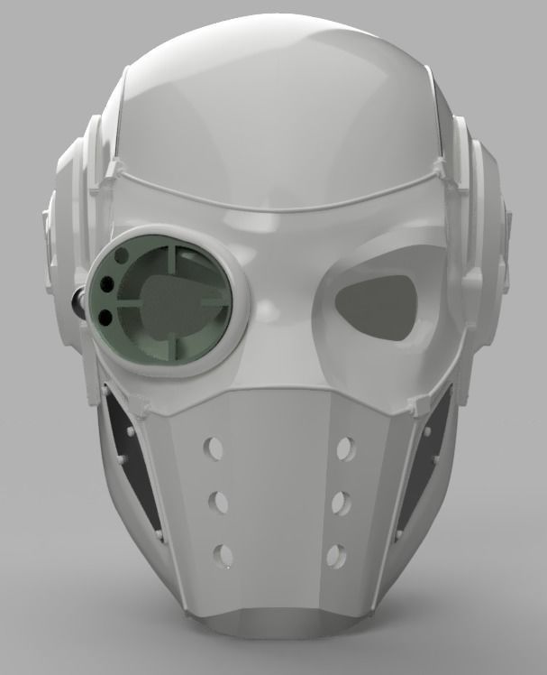 Deadshot Injustice 2 Concept Helmet 3D model 3D printable | CGTrader