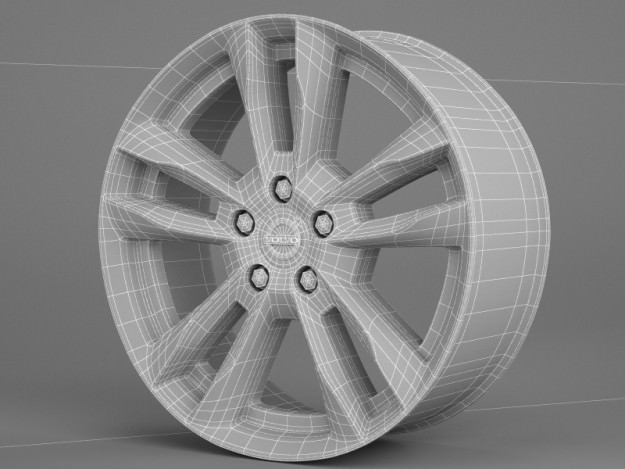Volvo S60 rims collection 3D model | CGTrader