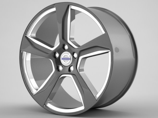 Volvo S60 rims collection 3D model | CGTrader