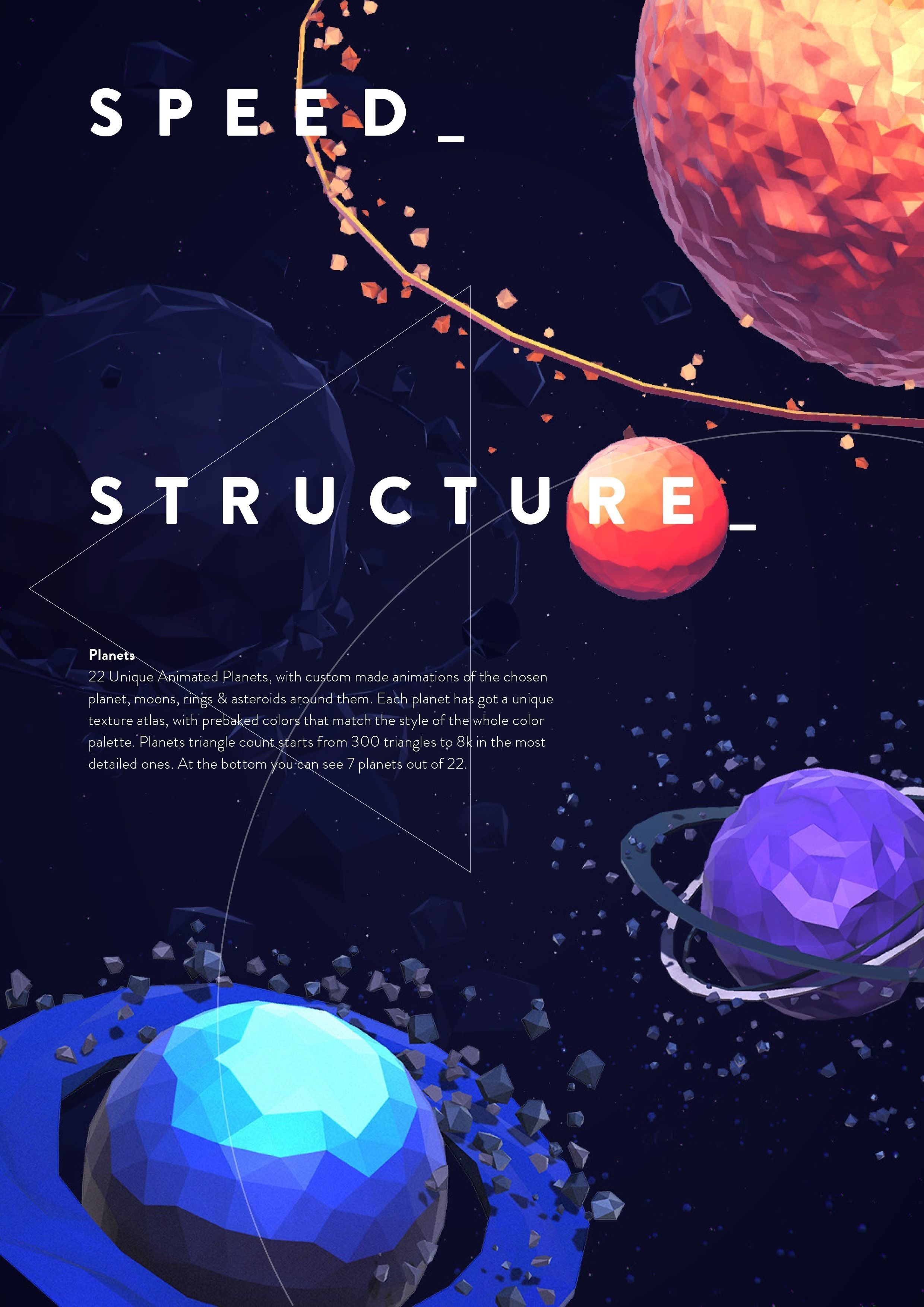 3D model Space Journey VR / AR / low-poly animated | CGTrader