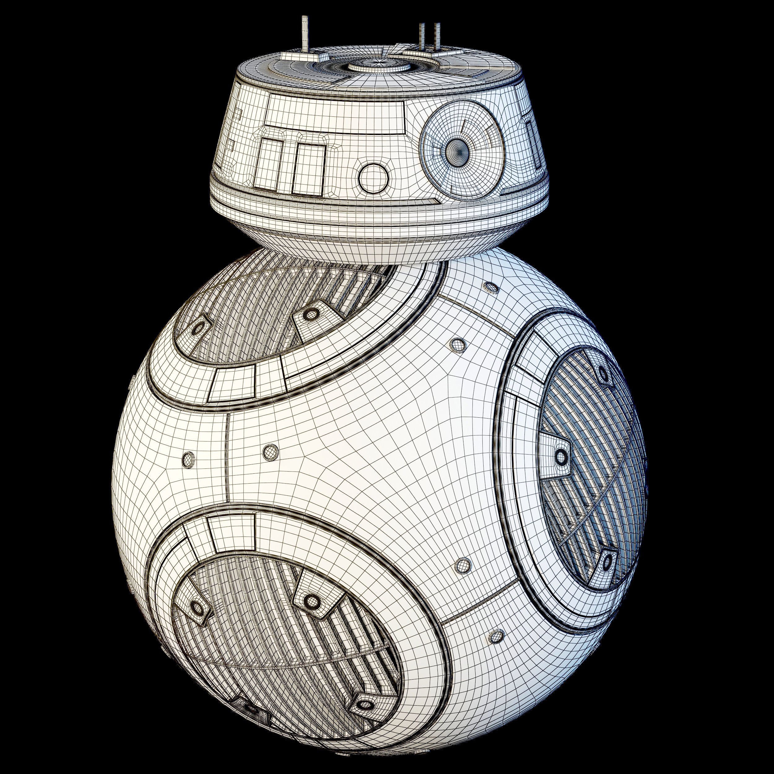 BB-9E Star Wars droid 3D model | CGTrader