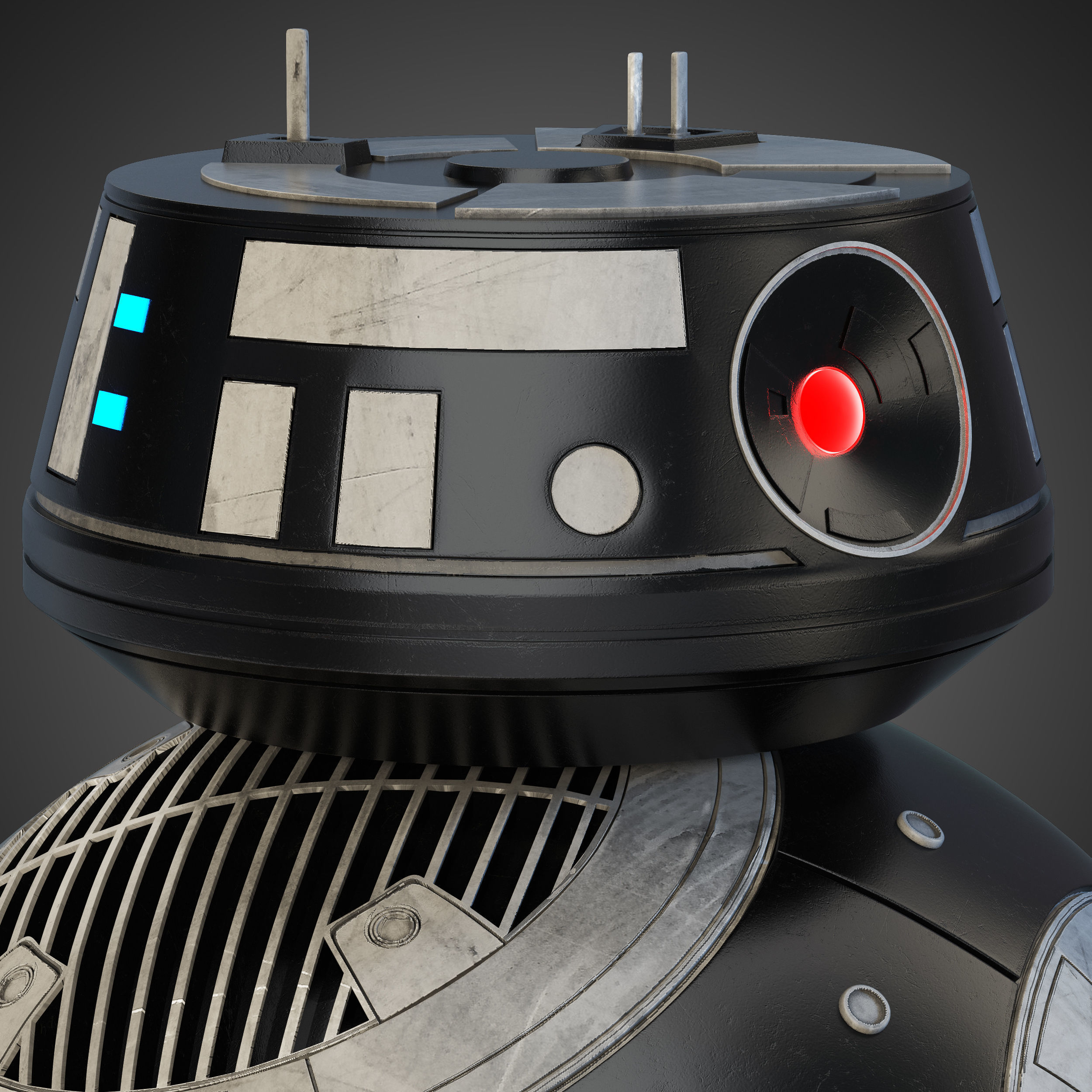 BB-9E Star Wars droid 3D model | CGTrader