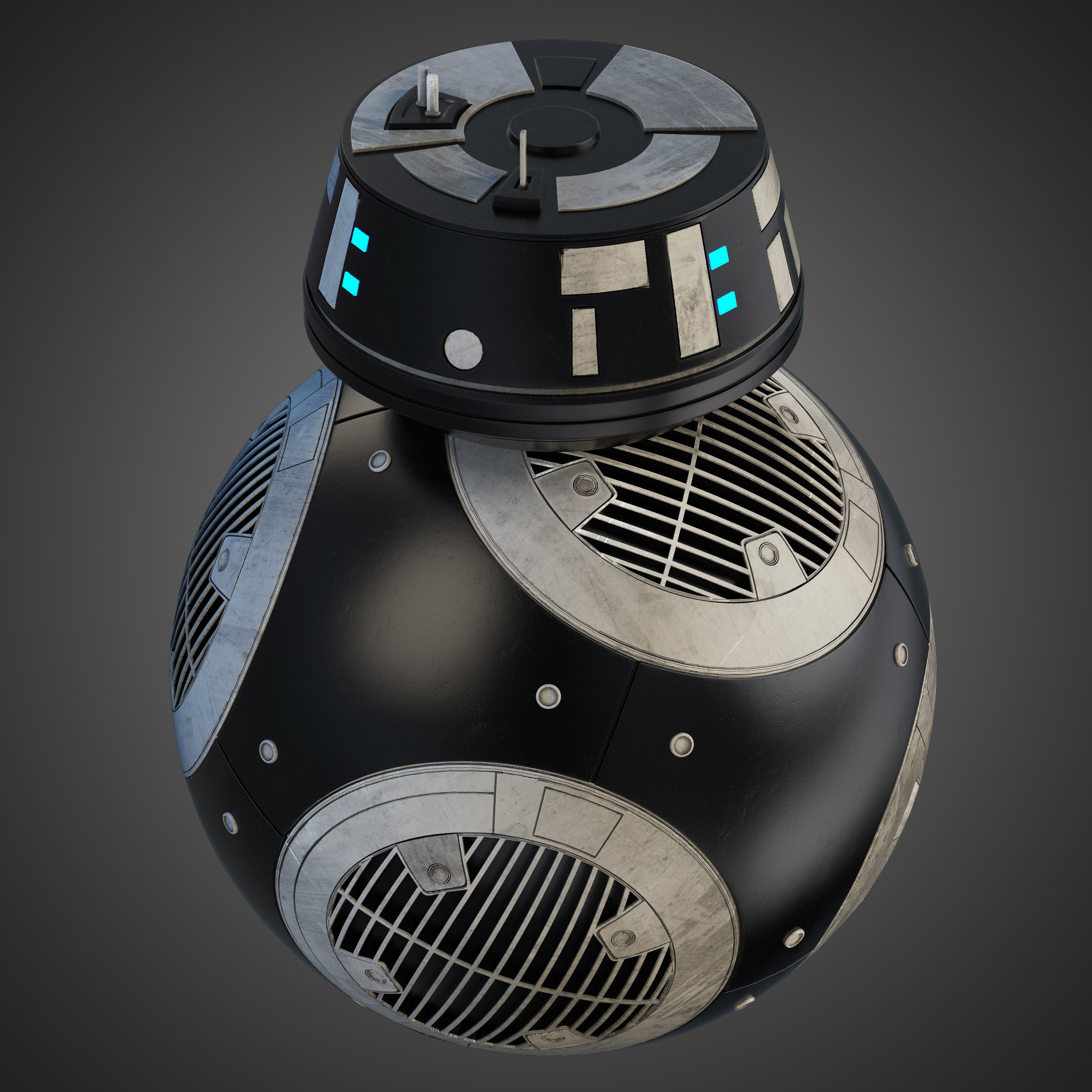 BB-9E Star Wars droid 3D model | CGTrader
