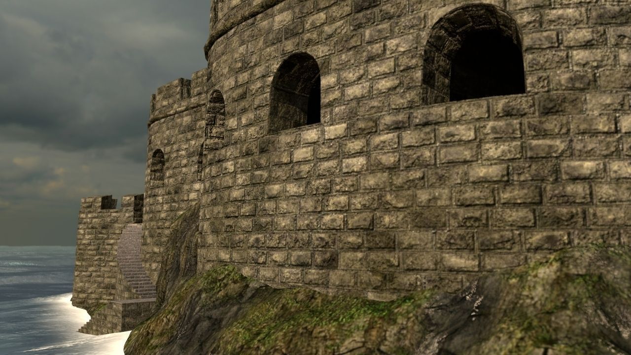 Coastal defense fort 3D model | CGTrader
