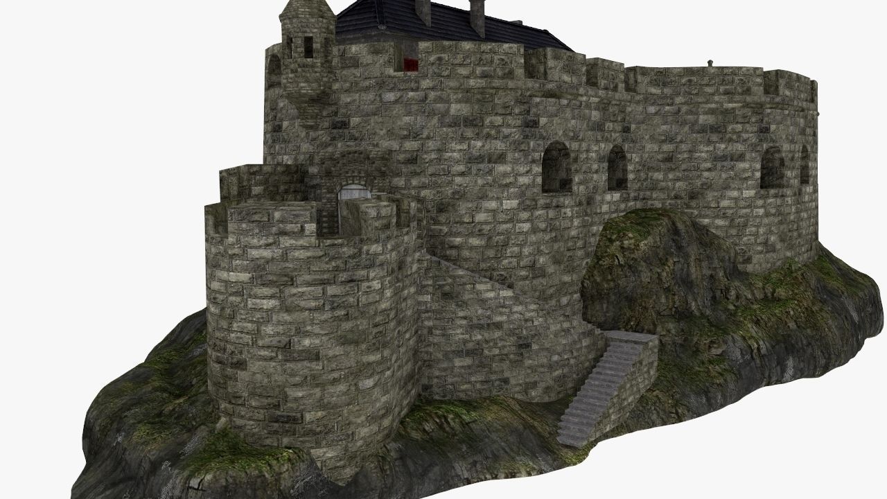 Coastal defense fort 3D model | CGTrader