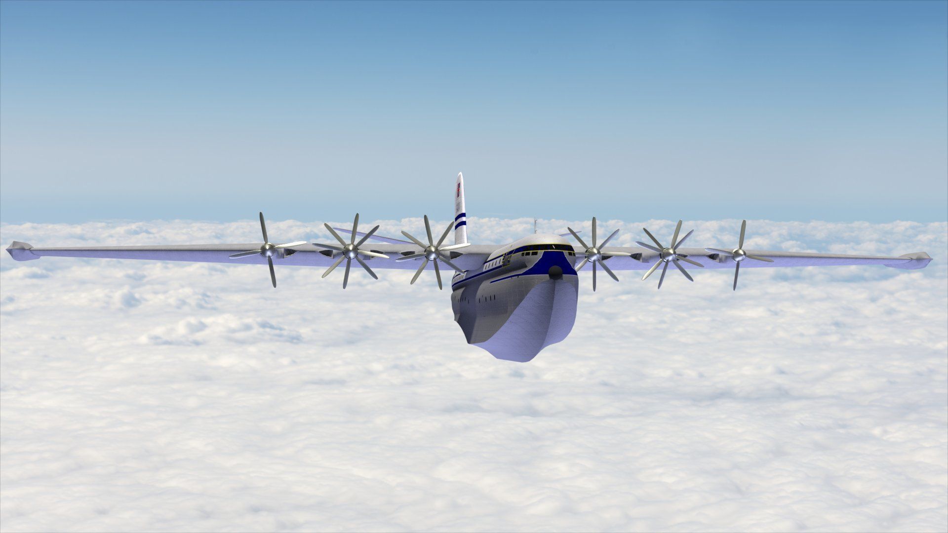 Saro Princess flyingboat 2 3D model | CGTrader