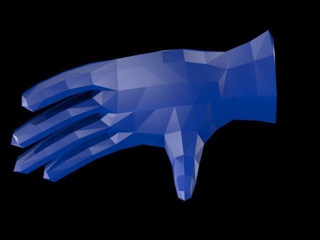 3D model Low poly Glove VR / AR / low-poly | CGTrader