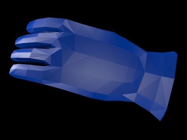 3D model Low poly Glove VR / AR / low-poly | CGTrader