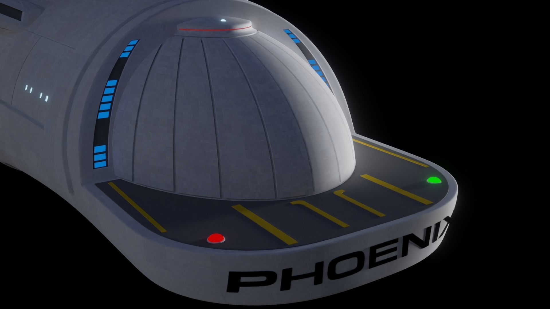 Phoenix Class Crusier v2 3D model | CGTrader