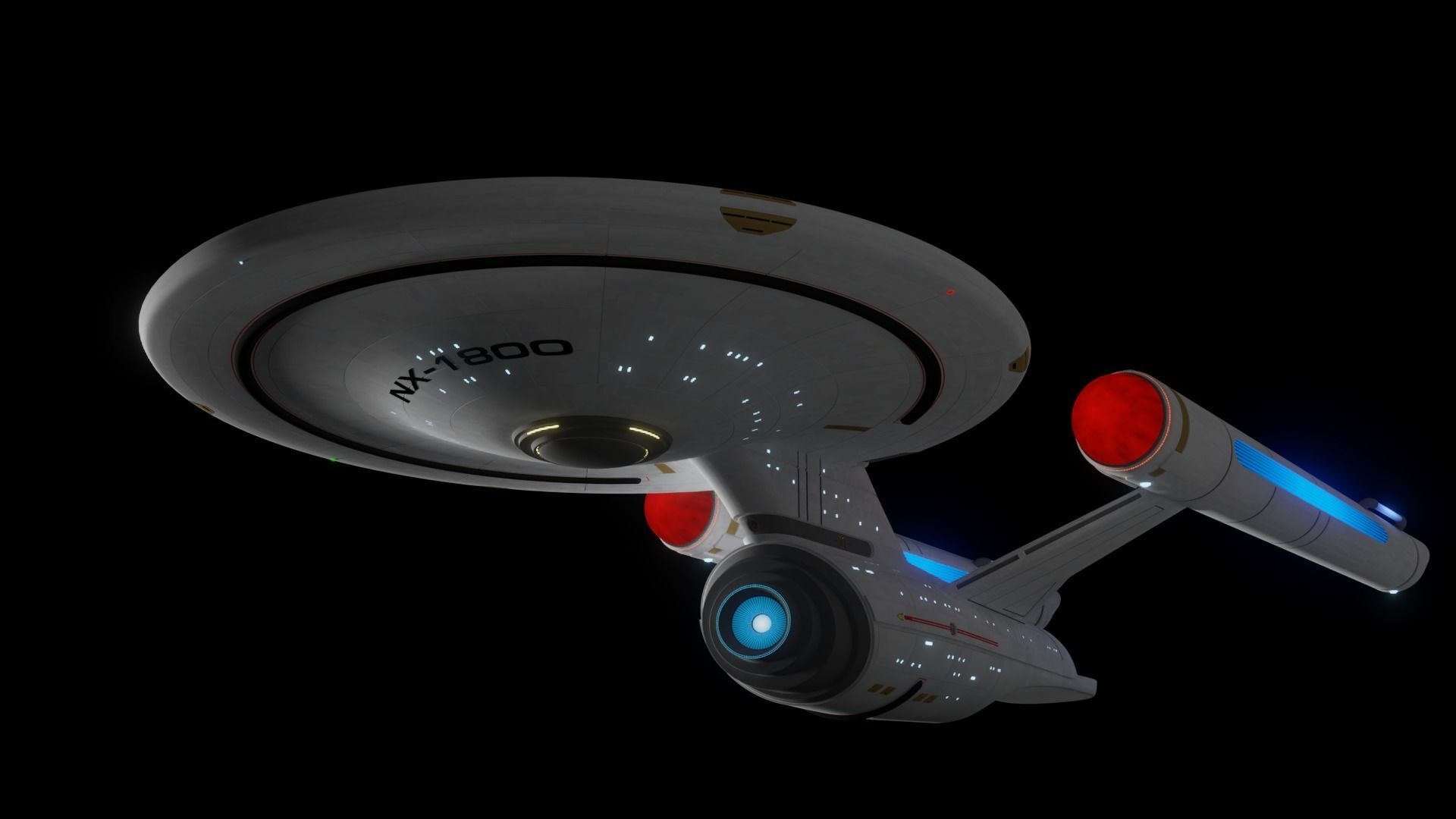 Phoenix Class Crusier v2 3D model | CGTrader