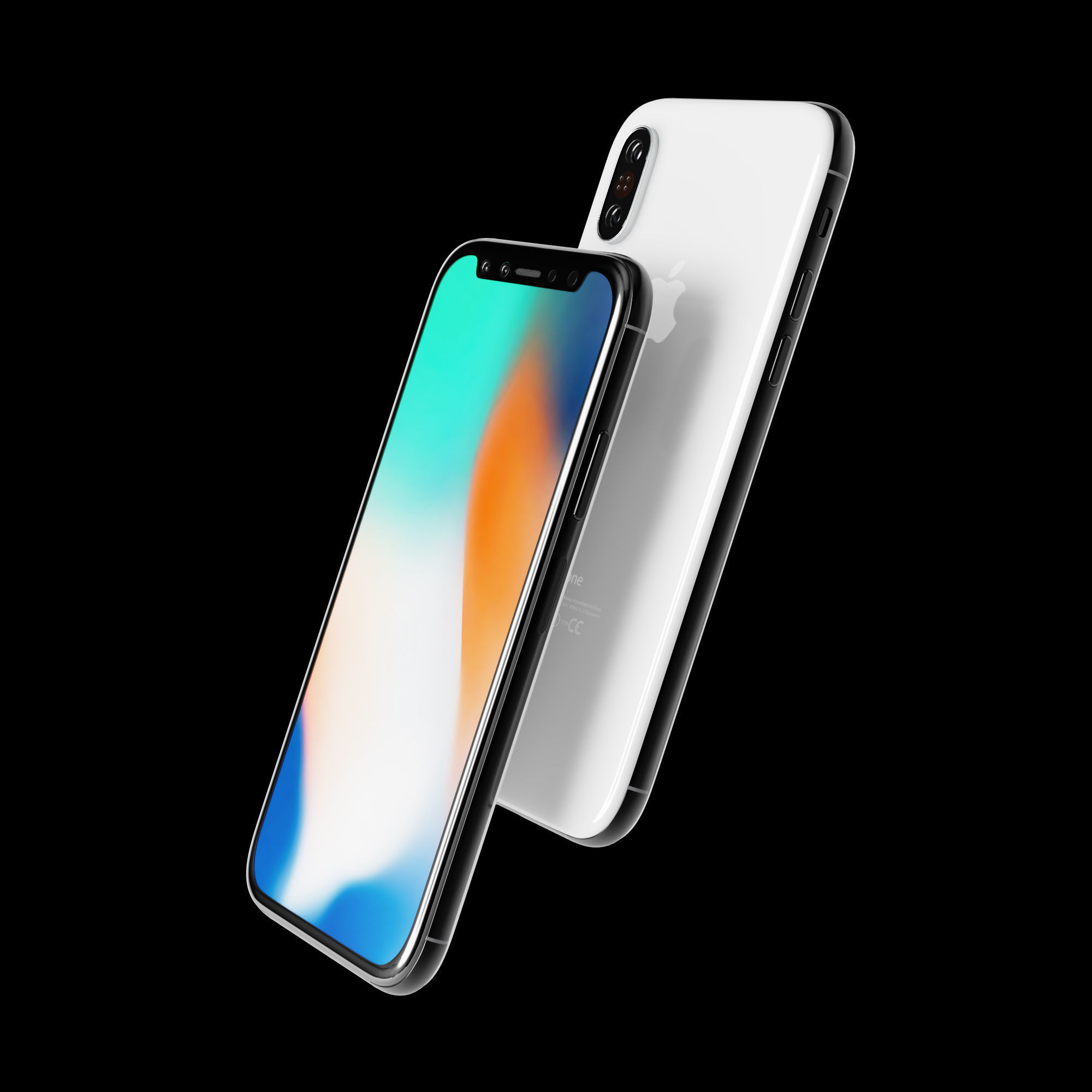 3D model Apple iPhone x VR / AR / low-poly | CGTrader