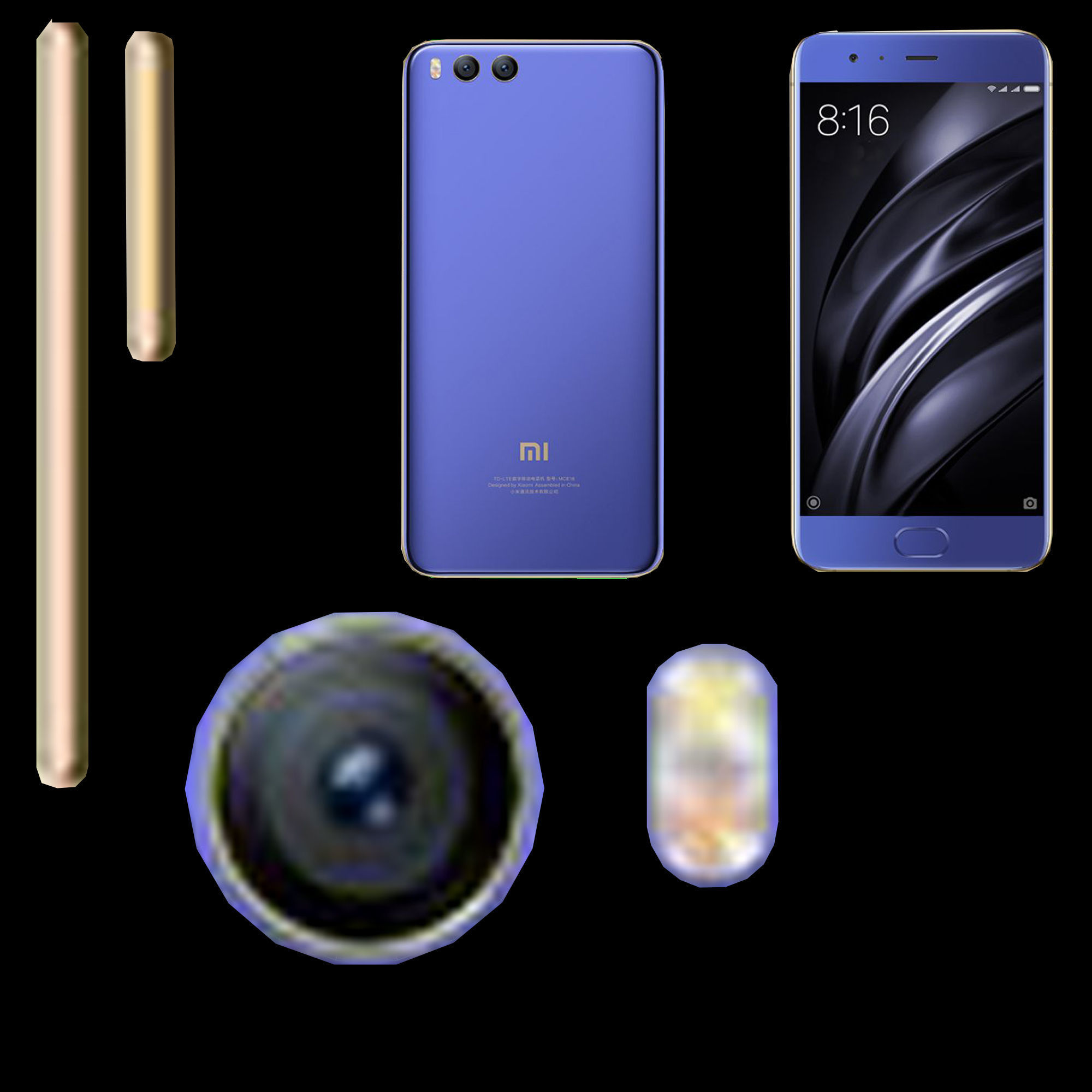3D model mi6 xiaomi VR / AR / low-poly | CGTrader