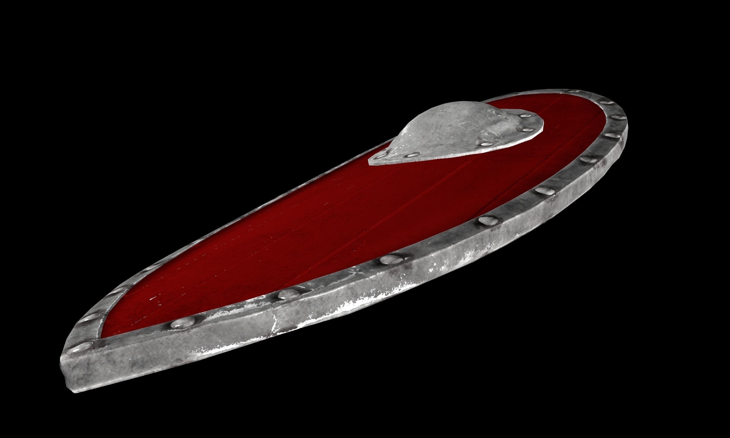 3D model Rus Shield VR / AR / low-poly | CGTrader