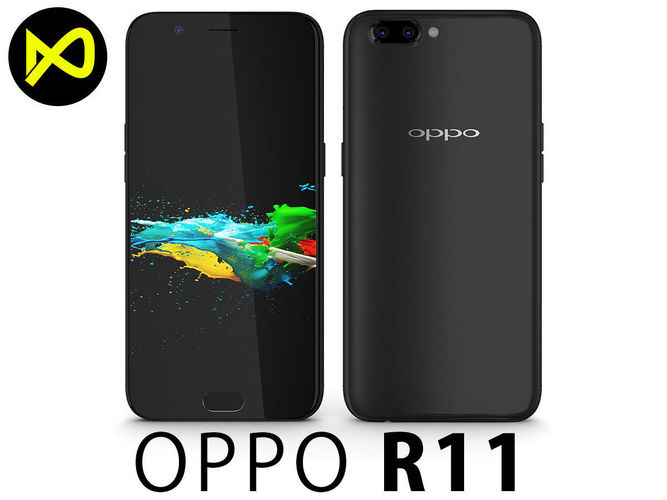 3D Oppo R11 Black | CGTrader